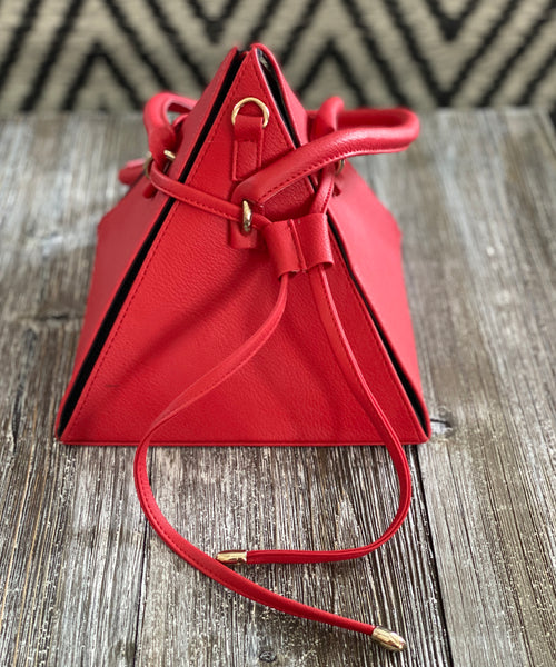 Pyramid Purse with Folding Walls – UppityStyle